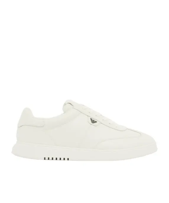 Emporio Armani Panelled Low-top Sneakers - White