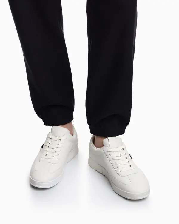 Emporio Armani Panelled Low-top Sneakers