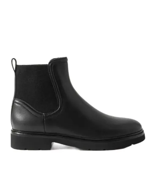 Vince Rue Leather Chelsea Boots With Lug Sole