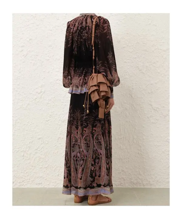 Zimmermann Alchemy Paisley Print Wide-leg Trousers