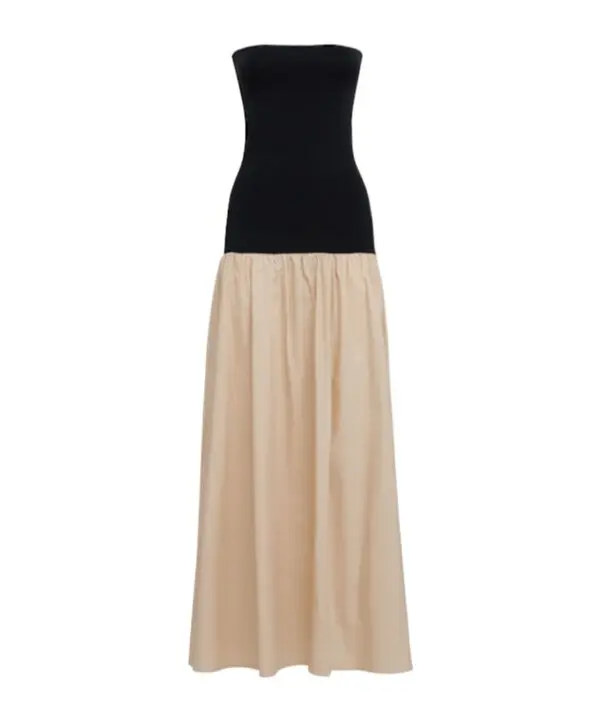 BY MALENE BIRGER Marc Strapless Long Dress Multicolor - Nude