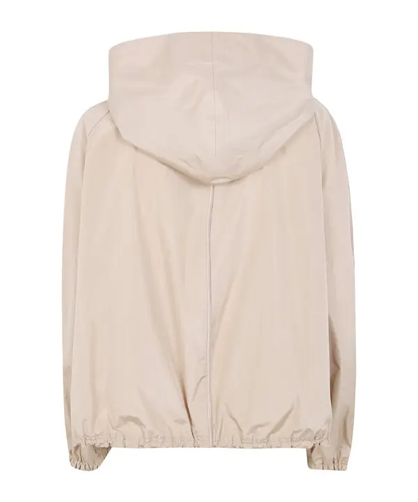 Fabiana Filippi Zip-up Hooded Bomber Jacket