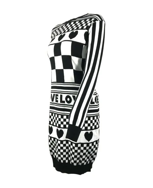 Moschino Graphic Knit Dress