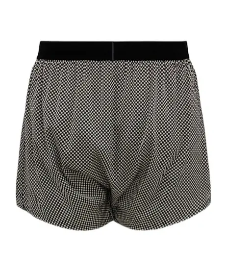 TOM FORD Graphic Print Silk Boxer Shorts