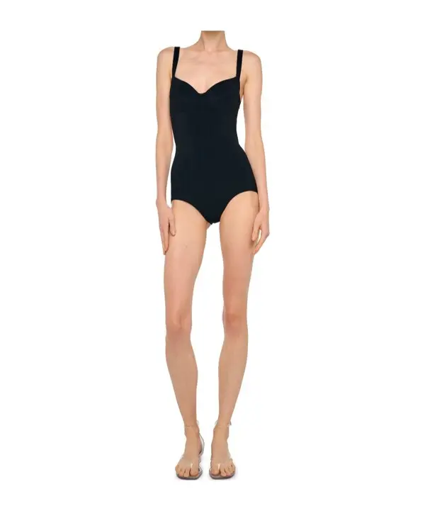 Norma Kamali Vogue Mio One Piece - Black