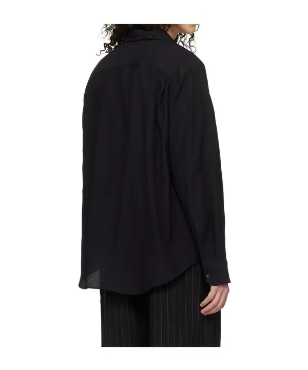 Studio Nicholson Long-sleeved Shirt - Black