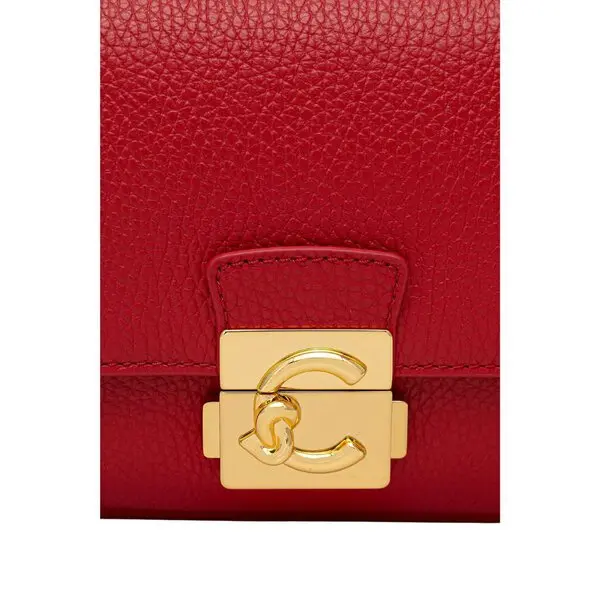 COCCINELLE Medium C-me Lock Shoulder Bag - Red