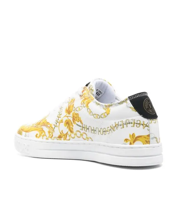 Versace Baroque Print Low Top Sneakers