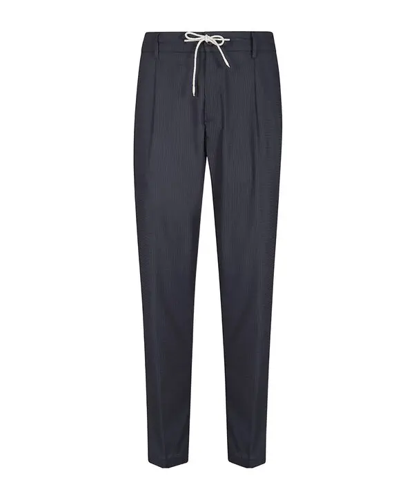 Eleventy Drawstring Casual Pants - Black