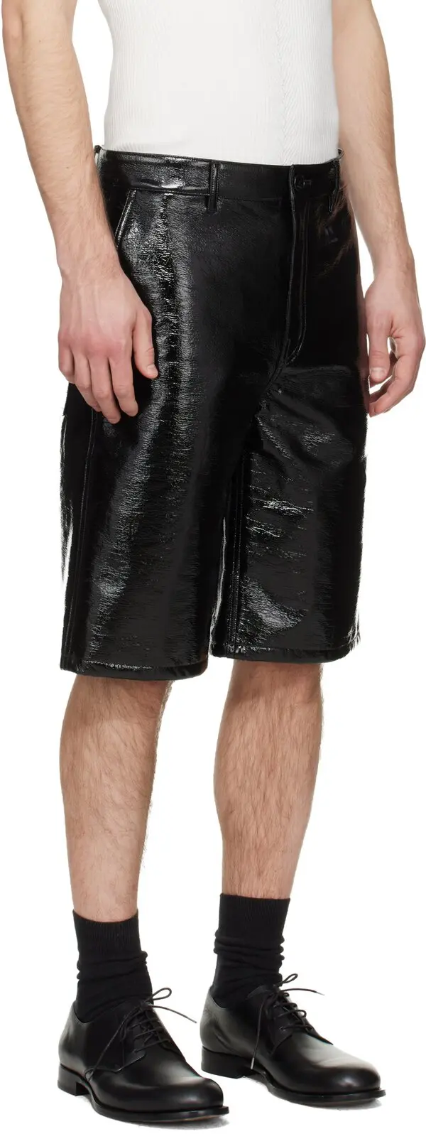 COURREGES Courrèges Hammer Vinyl Shorts