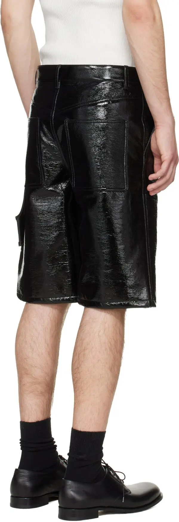 COURREGES Courrèges Hammer Vinyl Shorts
