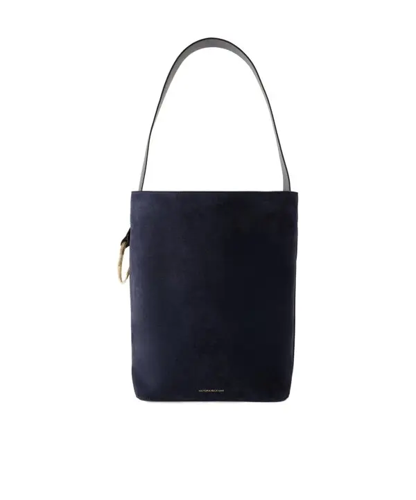 Victoria Beckham Leather And Suede Bucket Bag