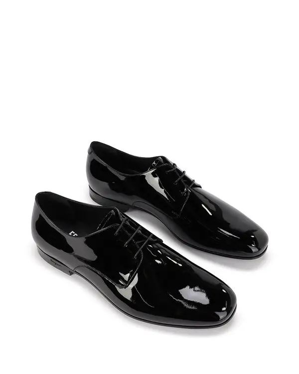 FERRAGAMO Patent Leather Lace-up Formal Shoes