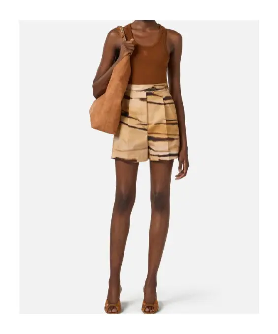 Elisabetta Franchi Logo Racerback Tank Top - Leather