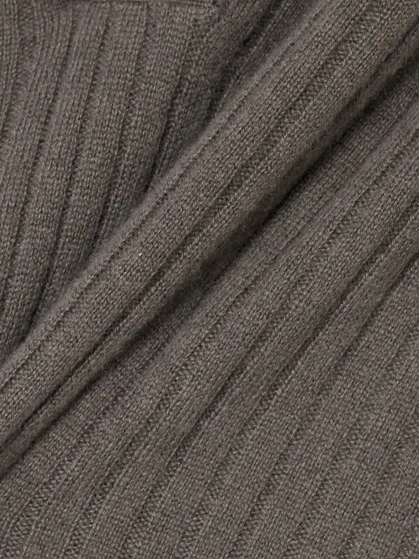 Arch4 Ribbed Knit V-neck Sweater