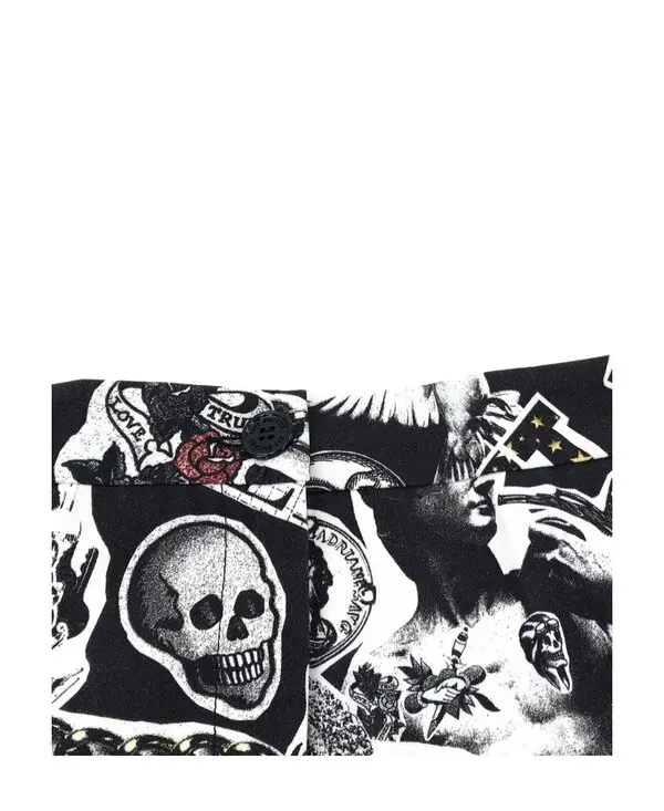 Moschino Print Straight Leg Pants