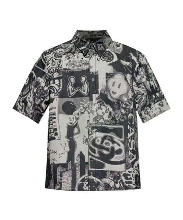 Casablanca Short Sleeve Shirt - Gray