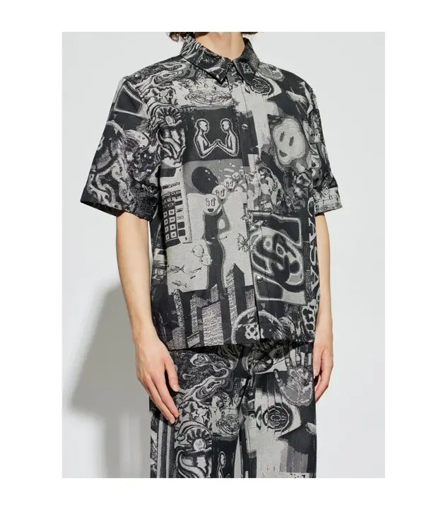 Casablanca Short Sleeve Shirt - Gray