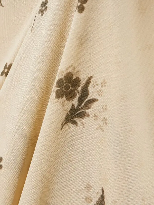 TOTEME Floral-print Jersey Maxi Wrap Skirt