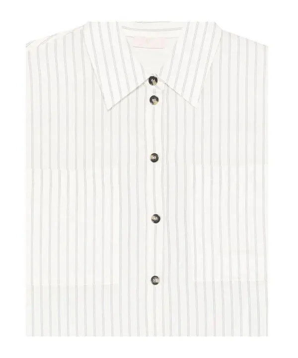 Liu Jo Striped Button-down Shirt - White