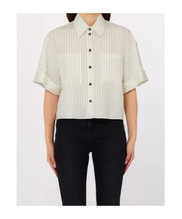 Liu Jo Striped Button-down Shirt - White