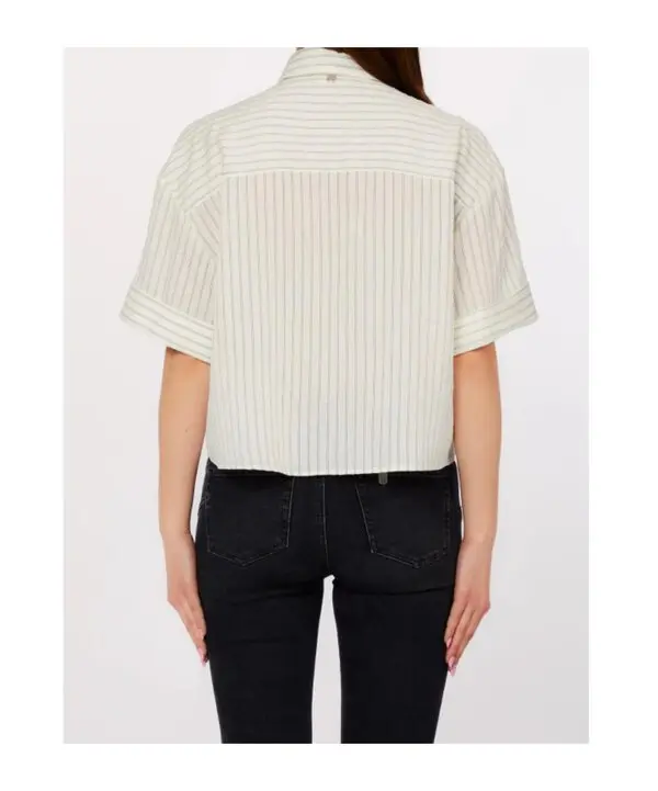 Liu Jo Striped Button-down Shirt - White