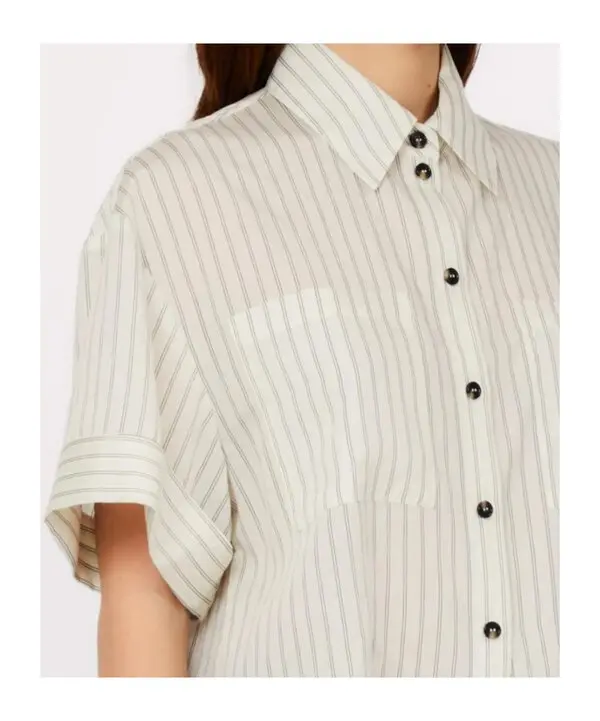 Liu Jo Striped Button-down Shirt - White