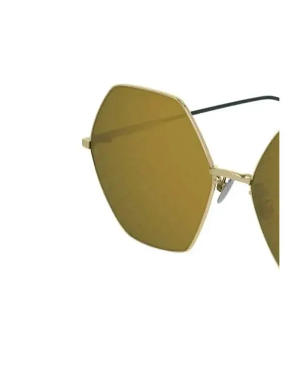 Bottega Veneta Hexagonal Logo Sunglasses