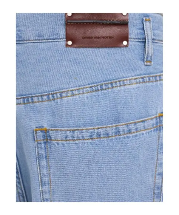 Dries Van Noten Penning Wide Leg Jeans