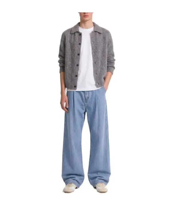 Dries Van Noten Penning Wide Leg Jeans