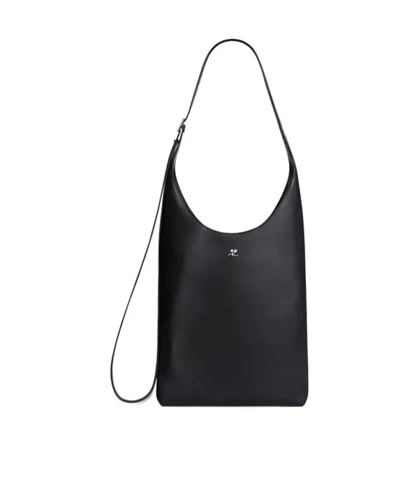 COURREGES Courrèges Melt Large Shoulder Bag - Black