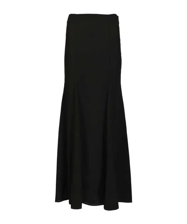 ROTATE BY BIRGER CHRISTENSEN High-waist Maxi Mermaid Skirt - Black