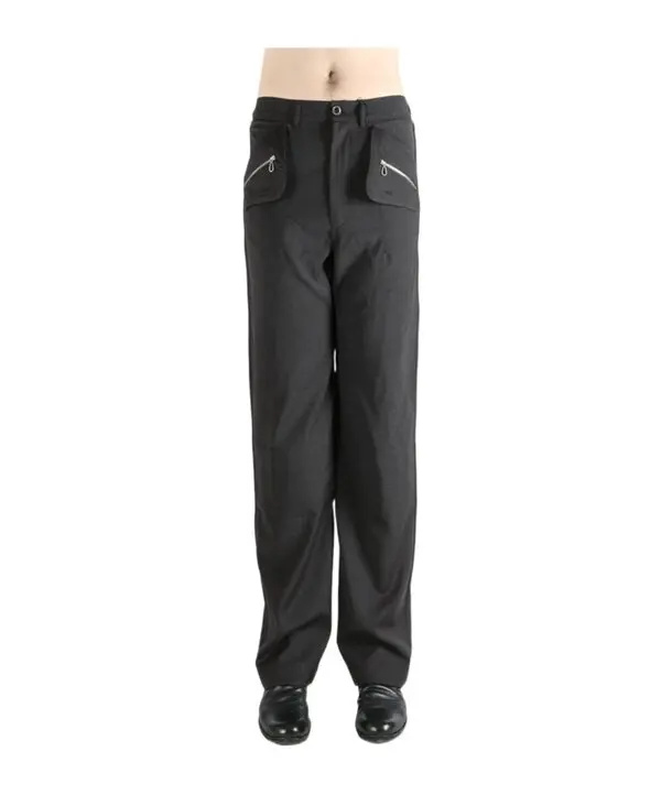 KIKO KOSTADINOV Flap Pocket Straight-leg Pants - Black