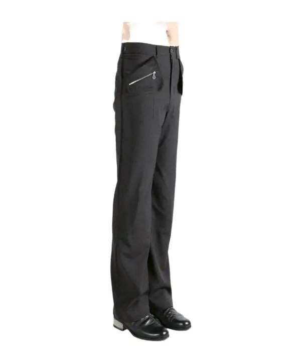 KIKO KOSTADINOV Flap Pocket Straight-leg Pants - Black