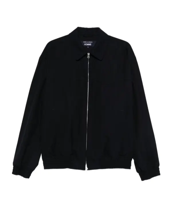 Comme Des Garçons Long-sleeved Casual Jacket - Black