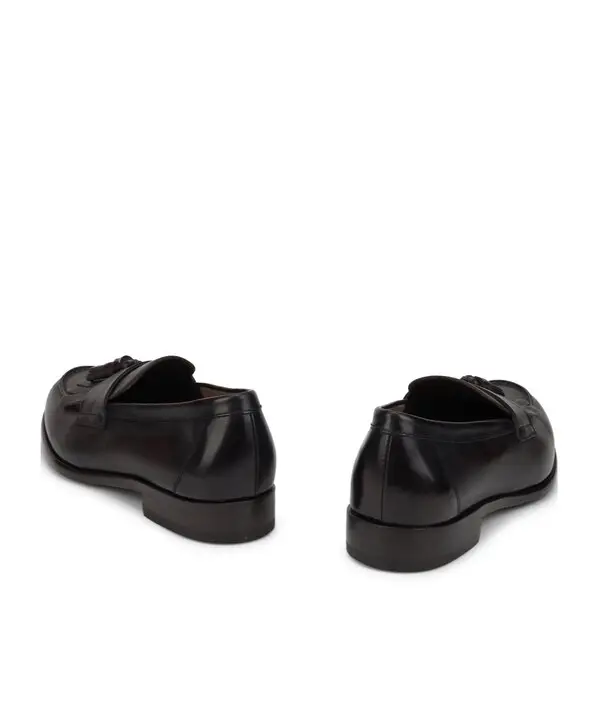 DOUCAL'S Triumph Tassel Moccasins - Brown