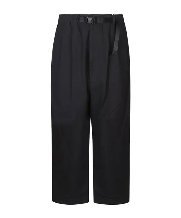 Comme Des Garçons Belted Loose Fit Trousers - Black