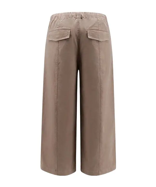 ENTIRE STUDIOS Loft Barrel-leg Cotton Pants - Brown