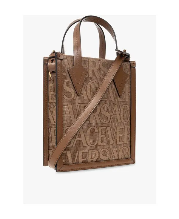 Versace Allover Logo Crossbody Bag