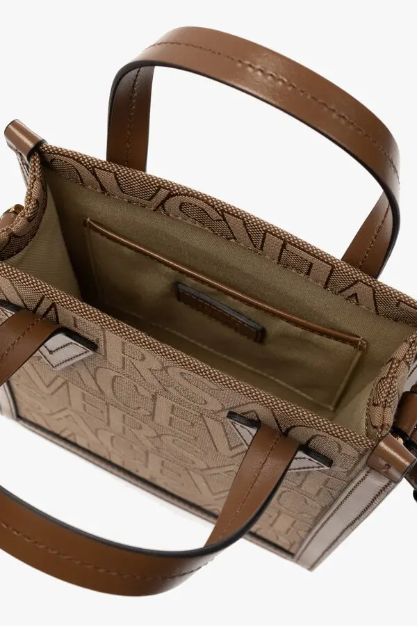 Versace Allover Logo Crossbody Bag