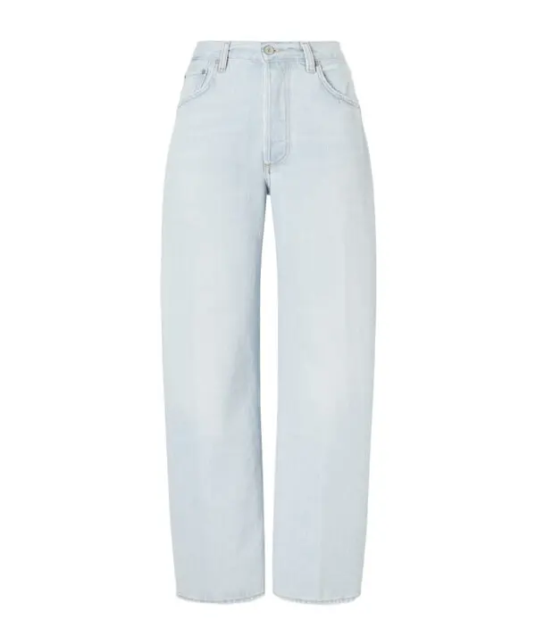 Citizens Of Humanity Ayla Baggy Mid-rise Wide-leg Jeans - Light Denim Blue