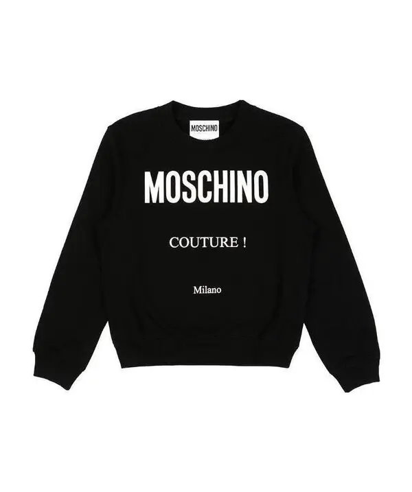 Moschino Print Sweater - Black