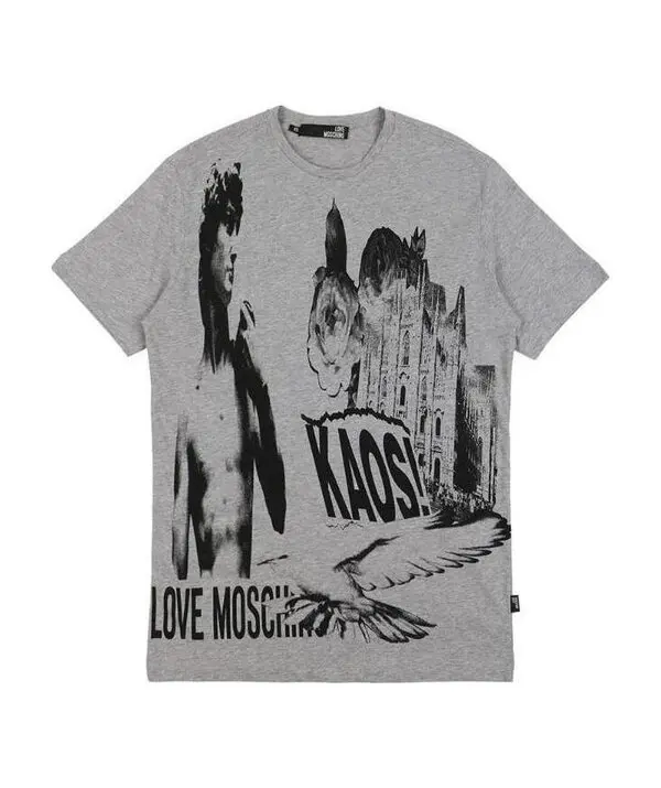Moschino Printed T-shirt - Gray