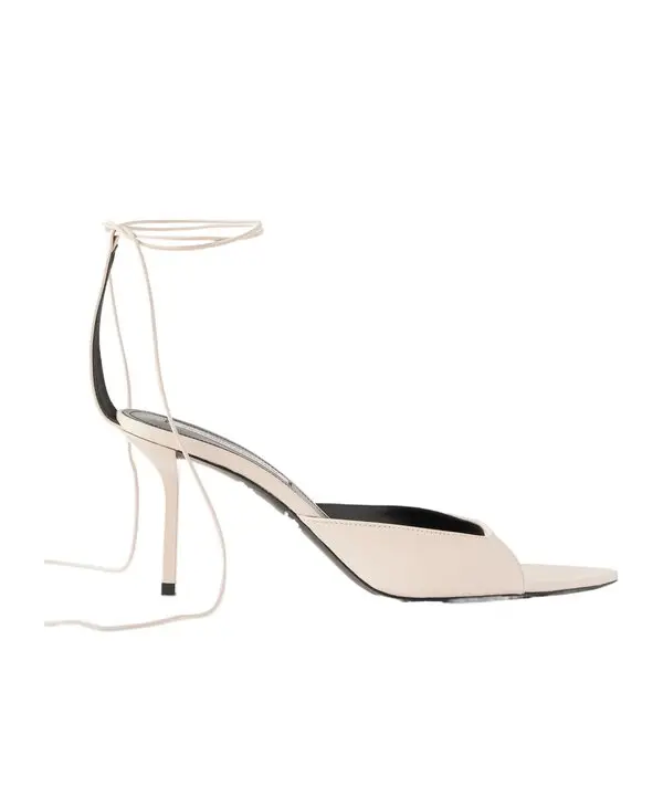 Victoria Beckham Leather Sandals - Nude
