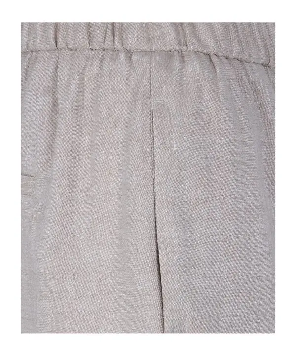 Peserico Elasticated Trousers - Beige Birch