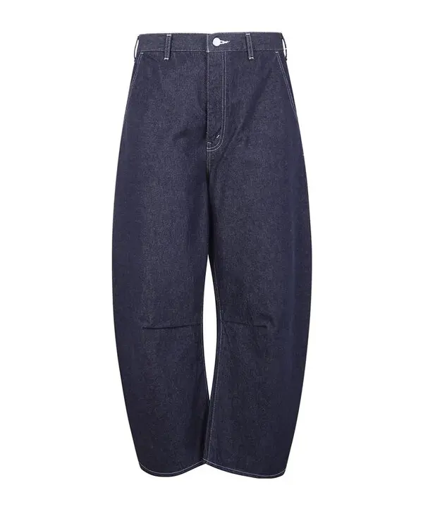 Comme Des Garçons Barrel-leg Jeans - Blue