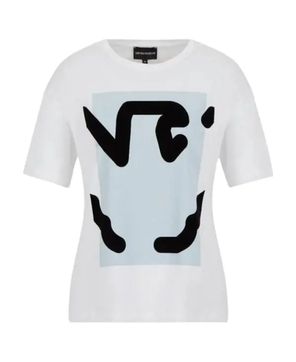 Emporio Armani Eagle Logo Printed T-shirt