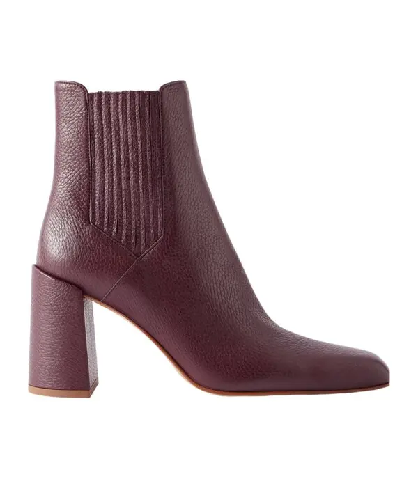 Gabriela Hearst Luke Textured-leather Chelsea Boots