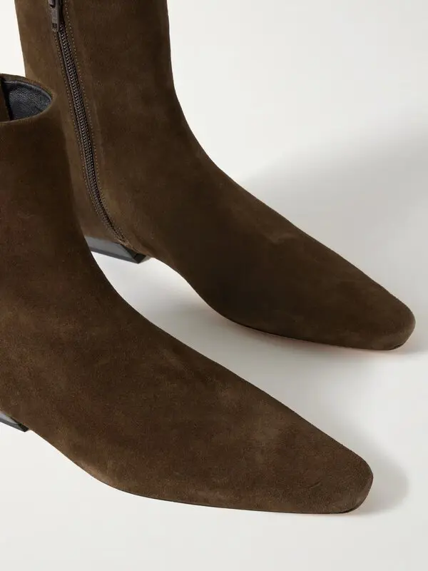 Staud Wally Ankle Boots - Brown