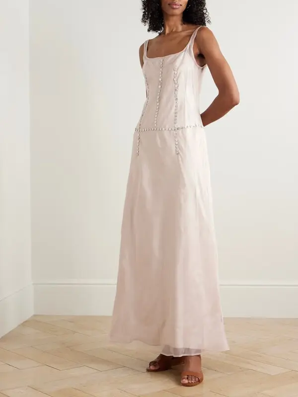 Staud Greta Embellished Dress